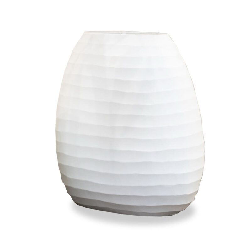 Ribbed Glass Vase - Large - Fusion Access